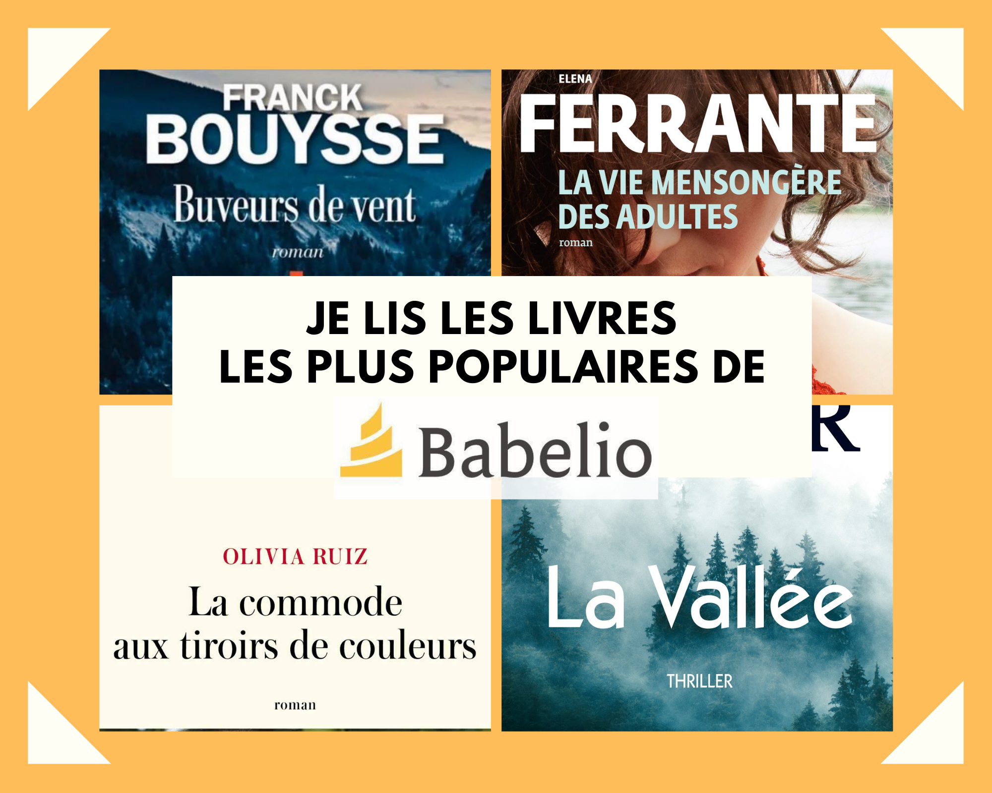 Je lis les livres les plus populaires de 2020 selon Babelio – Cher Lecteur